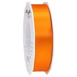 PRÄSENT PRAESENT Doppelsatin 7182525-620 Orange 25 mm x 25 m 2 Stück