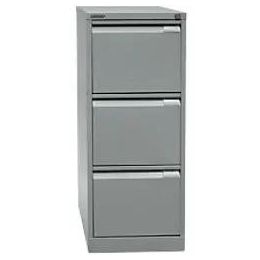 Bisley Aktenschrank A4BS3E 3 Sch&uuml;be Silber 413 x 622 x 1.016 mm