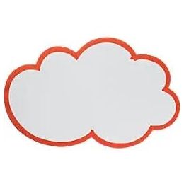 Franken Mittlere Wolke Moderationskarten 42 x 25 cm Papier Rot, Weiß 20 Stück