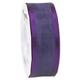 PRÄSENT PRAESENT Organza 4834025-610 Violett 40 mm x 25 m 2 Stück