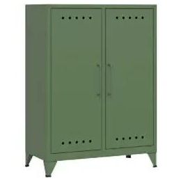 Bisley Fern Sideboard Metall 800 x 400 x 110 mm Olivgrün
