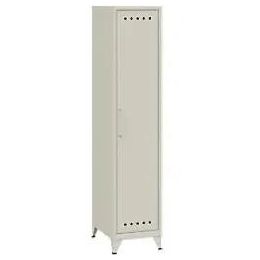 Bisley Fern Schließfach Metall Nicht abschließbar 380 x 510 x 1.800 mm Verkehrsweiß