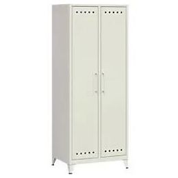 Bisley Fern Garderobenschrank Metall 700 x 510 x 1.800 mm Verkehrsweiß