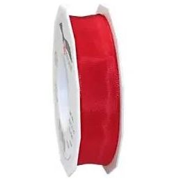 PRÄSENT PRAESENT Seidenband 4642525-609 Rot 25 mm x 25 m 2 Stück