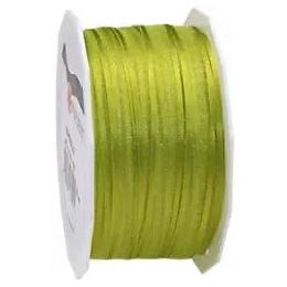 PR&Auml;SENT PRAESENT Organza 4831050-027 Limette 10 mm x 50 m 1 St&uuml;ck