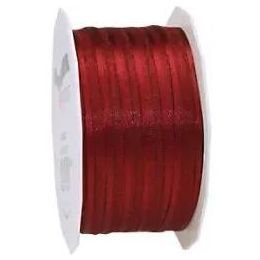 PR&Auml;SENT PRAESENT Organza 4831050-018 Bordeaux 10 mm x 50 m 1 St&uuml;ck