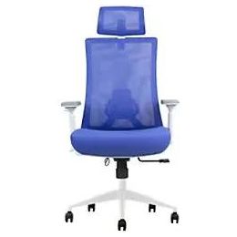 euroseats B&uuml;rostuhl Netz Blau 520 x 1111 mm