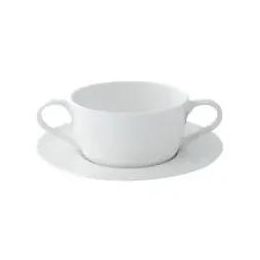 Nobel Fine Bone China Suppentasse Porzellan 250 ml Creme 24 Stück