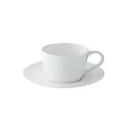 Nobel Fine Bone China Kaffeetasse Porzellan 160 ml Creme 24 Stück