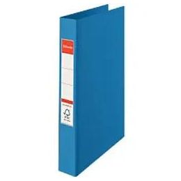 ESSELTE Ringbuch 23 Ringe 25 mm Karton, Polypropylen DIN A4 Blau