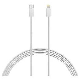 XLayer Ladekabel USB-C Stecker Apple Lightning 2 m Wei&szlig;