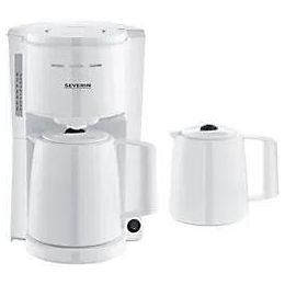 Severin KA 9309 Kaffeemaschine 1 L Kunststoff Weiß