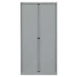 Bisley Schrank Kunststoff, Stahl 4 Fachböden abschließbar 1.000 x 430 x 1.980 mm Silber