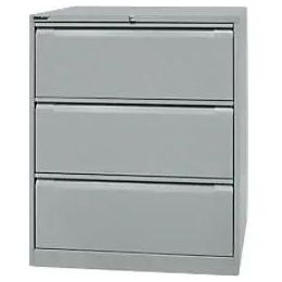 Bisley H&auml;ngeregistraturschrank Original 3 Sch&uuml;be Silber 800 x 622 x 1.016 mm