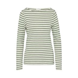 s.Oliver Shirt Damen Größe M oliv / naturweiß