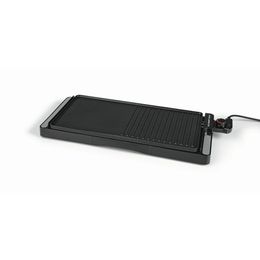 gourmetmaxx Tischgrill gourmetmaxx, Schwarz, Metall, 26.2x5.9x59.3 cm, antihaftbeschichtet, rutschfest, K&uuml;chenger&auml;te, Tischgrills & Fondues, Raclette-Grills