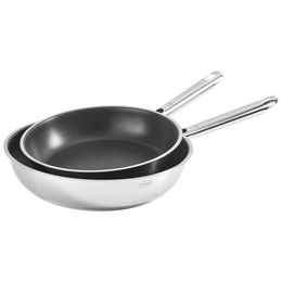 R&ouml;sle R&ouml;sle Pfannenset Elegance, Edelstahl, Metall, 2-teilig, rund, backofengeeignet, Kochen, Pfannen, Pfannensets