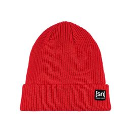 super.natural Beanie "Merino Basic" in Rot - 20% | Damen-muetzen-caps