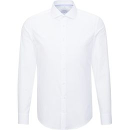 Seidensticker Hemd - Slim fit - in Weiß - 47% | Größe 40 | Herren-plussize