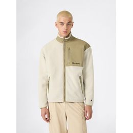 Champion Fleecejacke in Beige - 41% | Größe S | Herren-pullover-sport