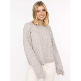 Zwillingsherz Pullover in Grau - 50% | Größe M | Damen-pullover-cardigans