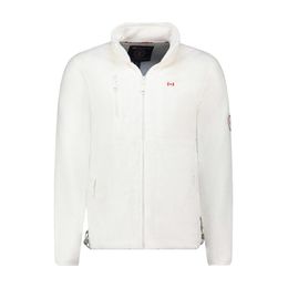 Canadian Peak Fleecejacke "Uploadeak" in Weiß - 64% | Größe M | Herren-pullover-sport