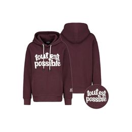 Eight2Nine Hoodie in Bordeaux - 52% | Größe L | Damen-sweatshirts-jacken