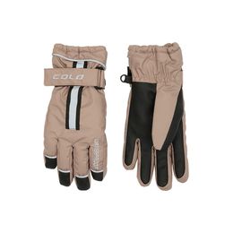 COLD Funktionsfingerhandschuhe "Softy" in Beige/ Schwarz - 15% | Größe 122/128 | Kinderhandschuhe