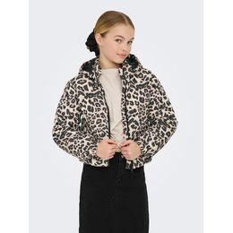 KIDS Only Steppjacke "Dalia" in Creme/ Schwarz - 28% | Größe 146 | Kinderjacken