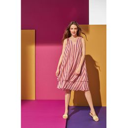 TATUUM Kleid in Pink/ Bunt - 63% | Größe 36 | Damen-kleider
