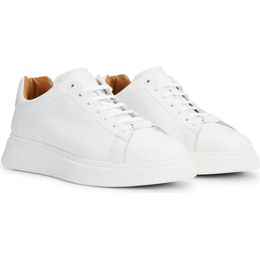 BOSS Flat Shoes White - Gr. 43 (EU) - in Wei&szlig;