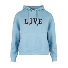 Roadsign Hoodie in Hellblau - 45% | Größe L | Damen-sweatshirts-jacken