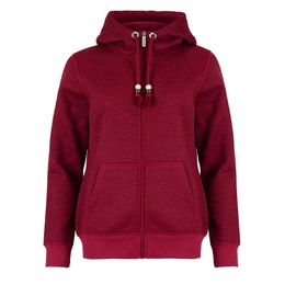 Roadsign Sweatjacke in Rot - 41% | Größe S | Damen-sweatshirts-jacken