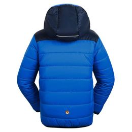 Peek U Ganzjahres-Steppjacke "Baz" in Blau/ Hellbraun - 51% | Gr&ouml;&szlig;e 104 | Kinderjacken