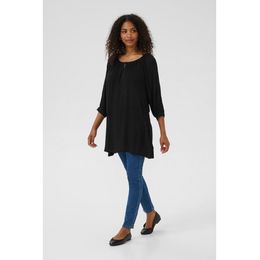 Kaffe Tunika in Schwarz - 53% | Größe 46 | Damen-blusen