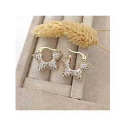 Nakkash Vergold. Creolen mit Edelsteinen - 67% | Schmuck
