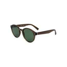 Sweet Years Unisex-Sonnenbrille in Grün/ Braun - 68% | Größe 50 | Brillen-herren