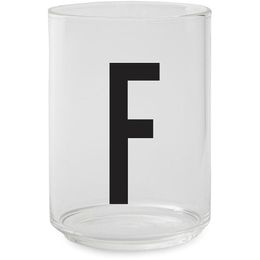 Design Letters Glas in Transparent/ Schwarz - 350 ml - 17% | Gedeckter-tisch