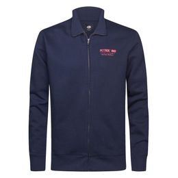 PETROL INDUSTRIES Zip-Up Hoodie male Blue size 3XL