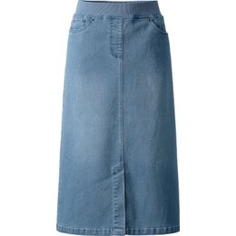 CR&Eacute;ATION L Damen Jeansrock in Schlupfform blue-bleached Gr&ouml;&szlig;e 36