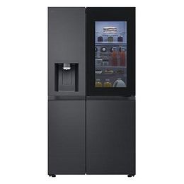LG SidebySide K&uuml;hlschrank mit InstaView Door-in-Door&reg; (D, 628L, 179cm hoch) mit Eis, Crushed Ice und Wasserspender, Festwasseranschluss & Craft Ice GSXE90EVDD GSXE90EVDD