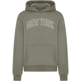 Mister Tee Sweatshirt 'New York' Herren Größe XXL oliv / offwhite