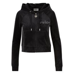 Juicy Couture Sweatjacke Damen Größe L schwarz