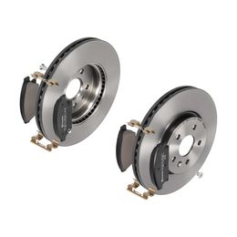 Brembo Bremsensatz-Vorderachse COATED DISC LINE / STANDARD Bremsensatz, Scheibenbremse vorne rechts links innenbelüftet 300mm für GENERAL MOTORS BUICK