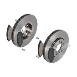 Brembo Bremsensatz-Vorderachse COATED DISC LINE / STANDARD Bremsensatz, Scheibenbremse vorne rechts links innenbel&uuml;ftet 296mm f&uuml;r RENAULT FIAT VAUXHAL