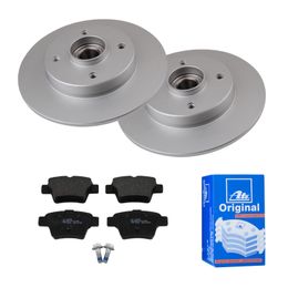 ATE Bremsensatz, Scheibenbremse hinten rechts links voll 249mm f&uuml;r PEUGEOT CITRO&Euml;N VAUXHALL OPEL 424932 425419 3648487 1420-22039