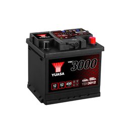 Yuasa YBX3000 - SMF 12V 52Ah 450A Starterbatterie f&uuml;r SKODA VW ALFA ROMEO SUZUKI KIA SEAT TOYOTA AUDI MERCEDES-BENZ LANCIA VOLVO BMW OPEL NISSAN ABART