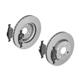 ATE Bremsensatz, Scheibenbremse vorne rechts links bel&uuml;ftet 258mm f&uuml;r TOYOTA DAIHATSU 43512-0D060 04465-0D050 04465-0D120 1420-22316