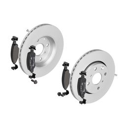 ATE Bremsensatz, Scheibenbremse vorne rechts links belüftet 247mm für PEUGEOT CITROËN TOYOTA 43512-0H010 43512-0H020 1630633180 1420-21893