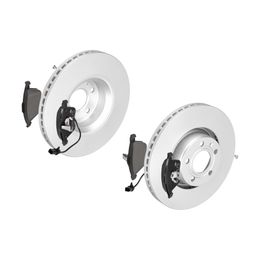 ATE Bremsensatz-Vorderachse Standard Disc / Ceramic Bremsensatz, Scheibenbremse vorne rechts links belüftet 321mm für SEAT VAG 8E0698151L 4F0698151D 4